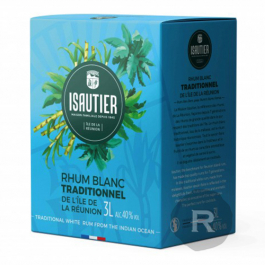 Le rhum blanc Isautier 40° en cubi : des notes florales et épicées